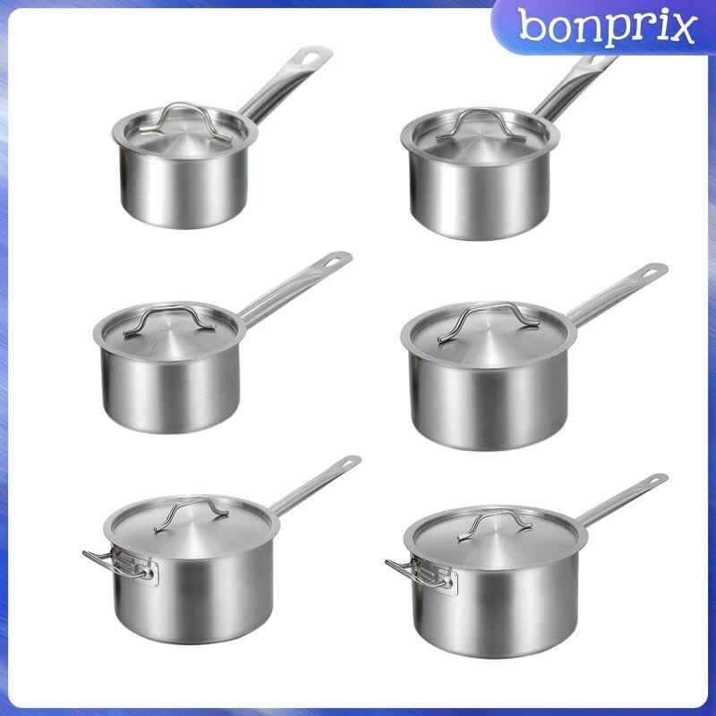 [Bon] Milk Pot Stainless Steel Cooking Pot, Ergonomic Handle Noodles ...