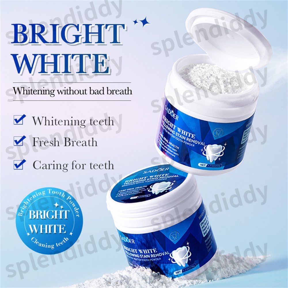Sadoer Tooth Cleaning Powder For Oral Cavity Bright White Teeth Mild ...