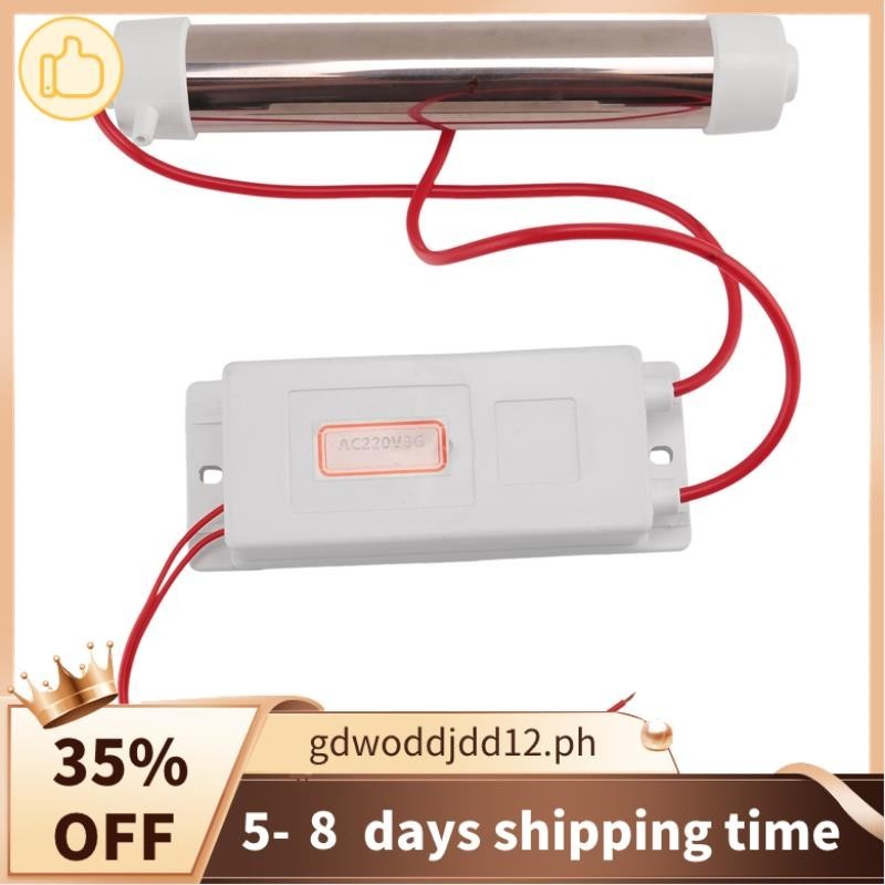 3G Ozone Generator 220V Air Purifier Ozone Sterilizer Stainless Steel Quartz Tube Air Ozonator ...