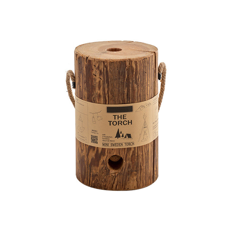 Wild Swedish Torch Log Rocket Stove Grilled Charcoal Camping Equipment ...