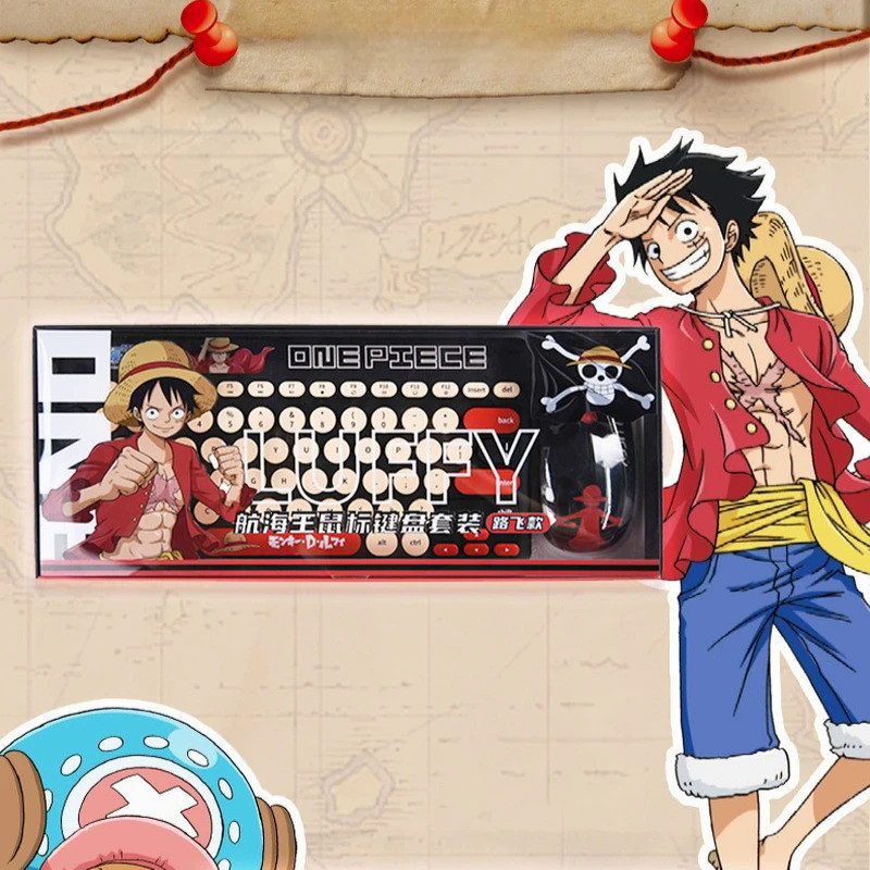 Anime One Piece Co-branded Luffy Tony Tony Chopper Wireless Creative ...