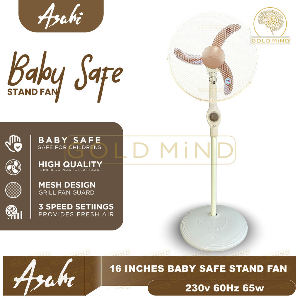ASAHI Baby Safe Series / Stand Fan, Floor Fan & Desk Fan | Shopee ...