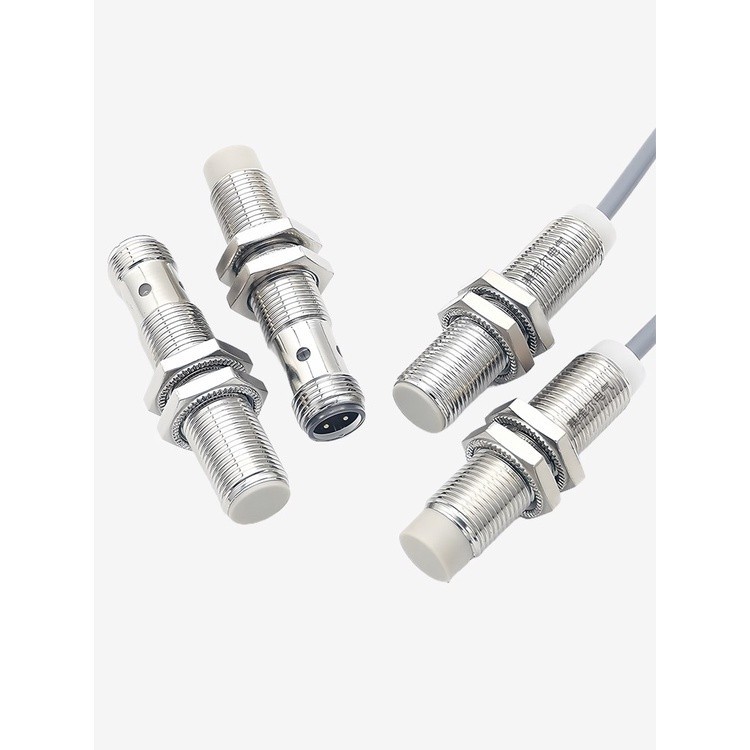 ☾M12 proximity switch induction sensor aviation plug-in DC three-wire ...