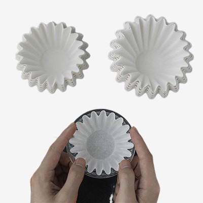 Õ Bomber hand-brewed coffee cake filter paper, corrugated filter paper ...