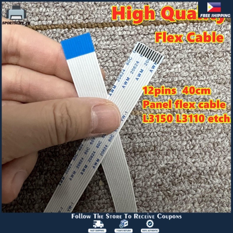 Brand New Flex Cable 12pin 40cm Panel Flex Cable for Epson L3150 L3110 ...