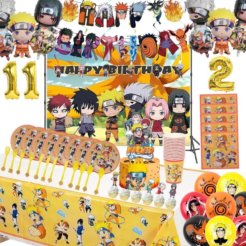Naruto birthday party surprise set, party supplies, party decorations ...