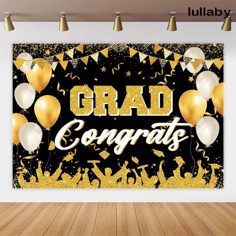 Happy Graduation Photography Backdrop Class of 2024 Congrats Grad Prom ...