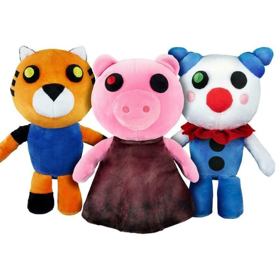 Roblox Piggy Plush Pink Pig Tiger Clown Stuffed Plush Toy Gift for Kids ...