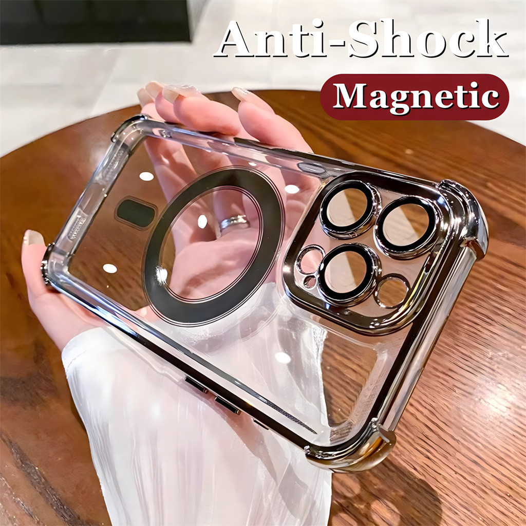 Four Corner Anti Shock Transparent Phone Case for IPhone 15 14 13 12 11 ...