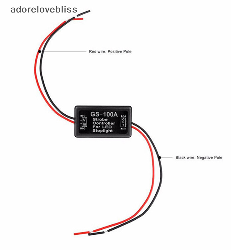 adorelovebliss Vehicle Car GS-100A LED Brake Stop Light Strobe Flash Module Controller Box ...