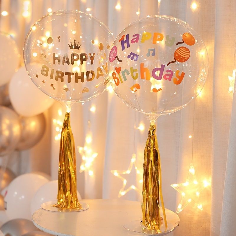 Transparent Bobo Bubble Balloons - Clear Helium Balloon Wedding ...
