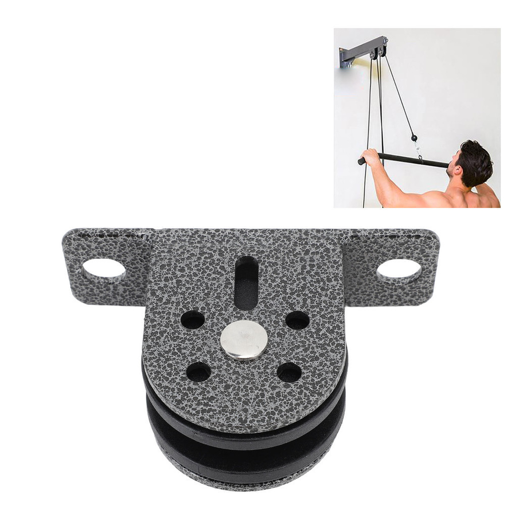 SPR-Wall Mount Pulley Wheel Iron Heavy Duty Traction Silent Fixed ...