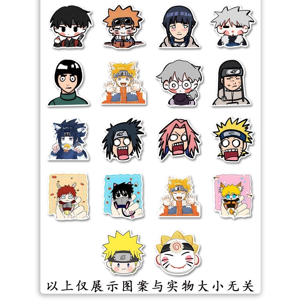 108 Pieces of Explosive Anime Chibi Stickers Cartoon and Cute Super ...