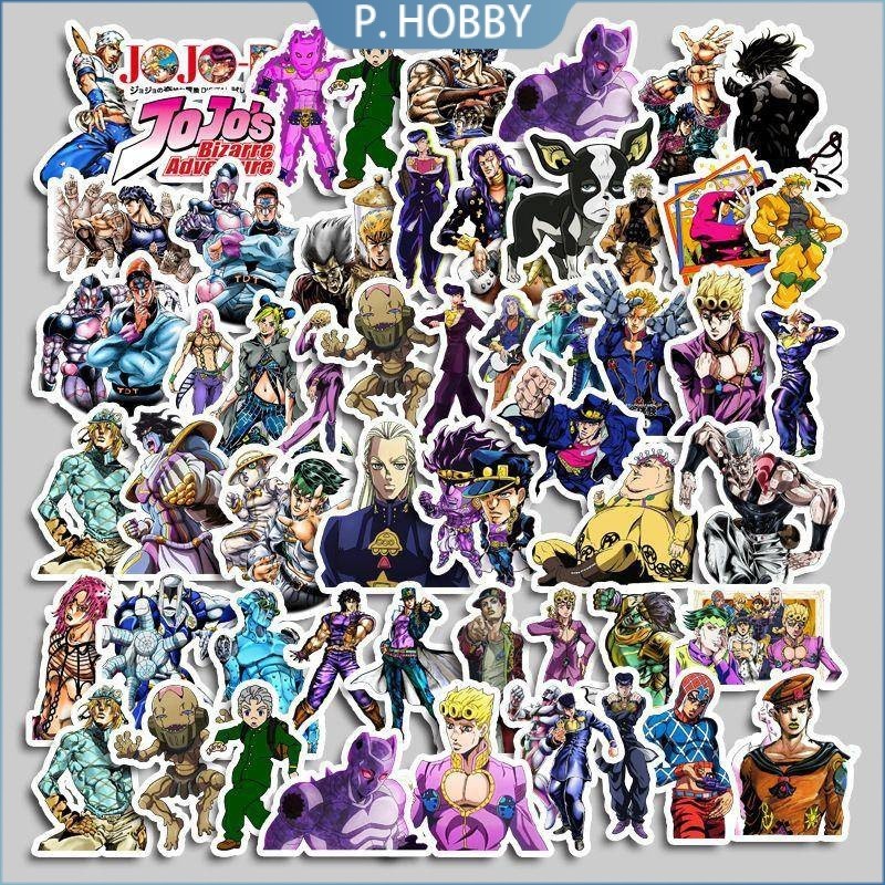 50 Pieces JOTO Jojo's Bizarre Adventure Cartoon Cross-Border Luggage ...