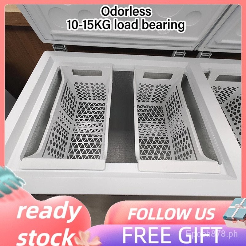 【In stock】Chest Freezer Basket Deep Freezer Organizer Bin Expandable PP ...