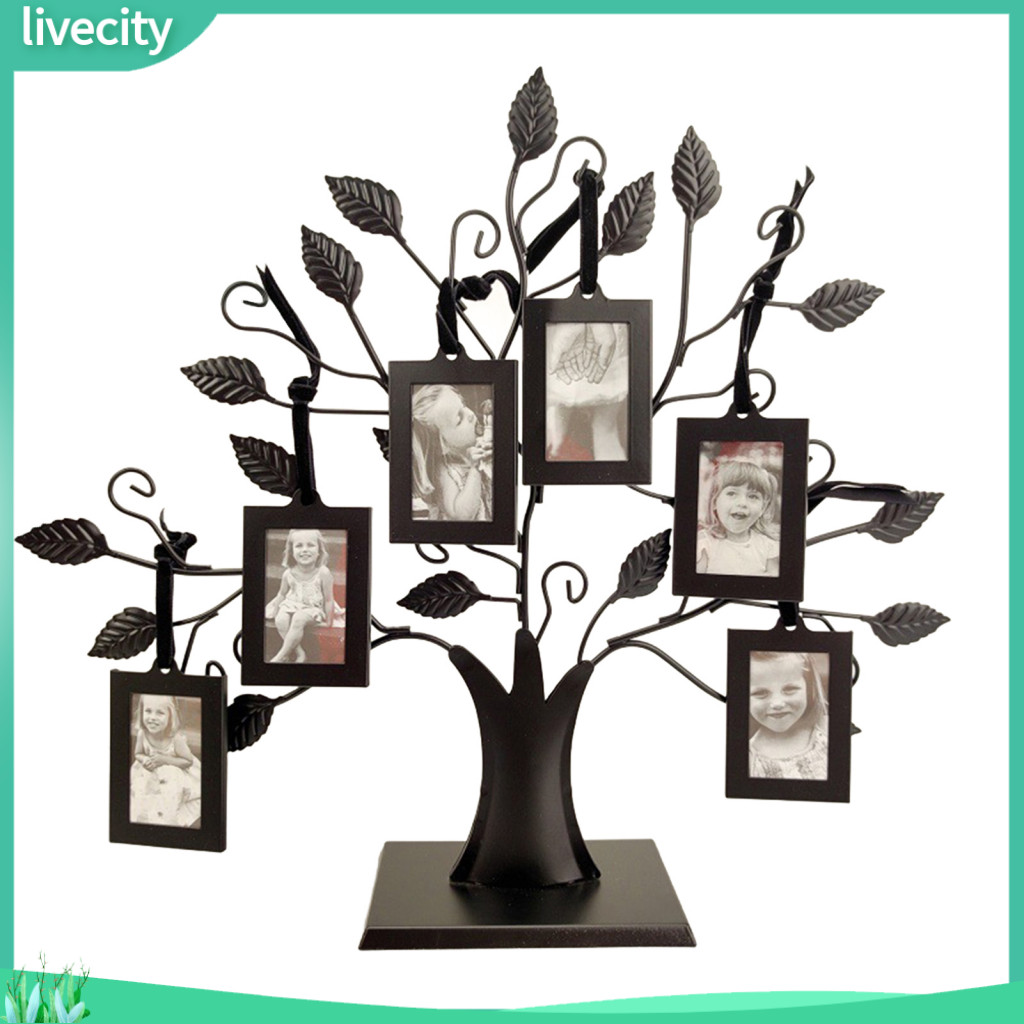 livecity| Hanging Family Tree Frame Unique Family Tree Decor Metal ...