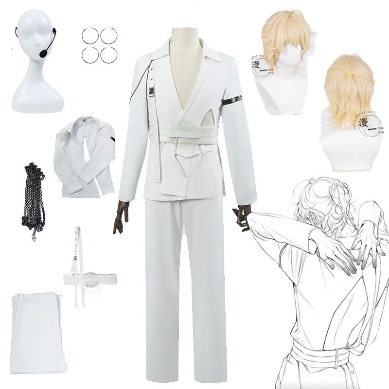 Alien Stage R7 Luka Cosplay Blink Gone Suits Costume Wig Decor Party ...