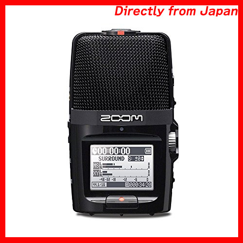 ZOOM Zoom H2n Handy Recorder Black USB Microphone MS Stereo Microphone ...