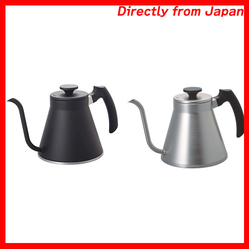 HARIO V60 Drip Kettle Fit Gas Fire/IH Compatible Practical 800ml Matte Black Made in Japan ...