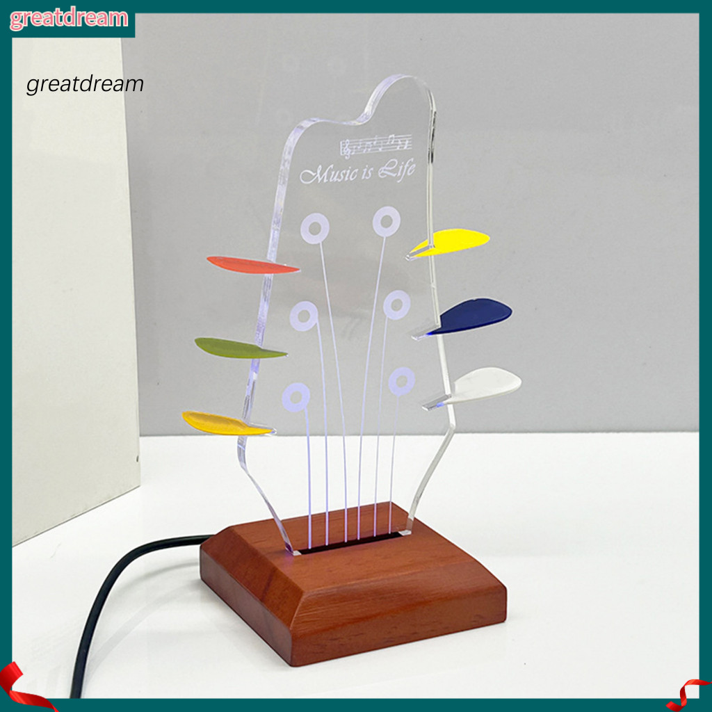 greatdream| Acrylic Guitar Pick Stand High-class Guitar Pick Storage ...