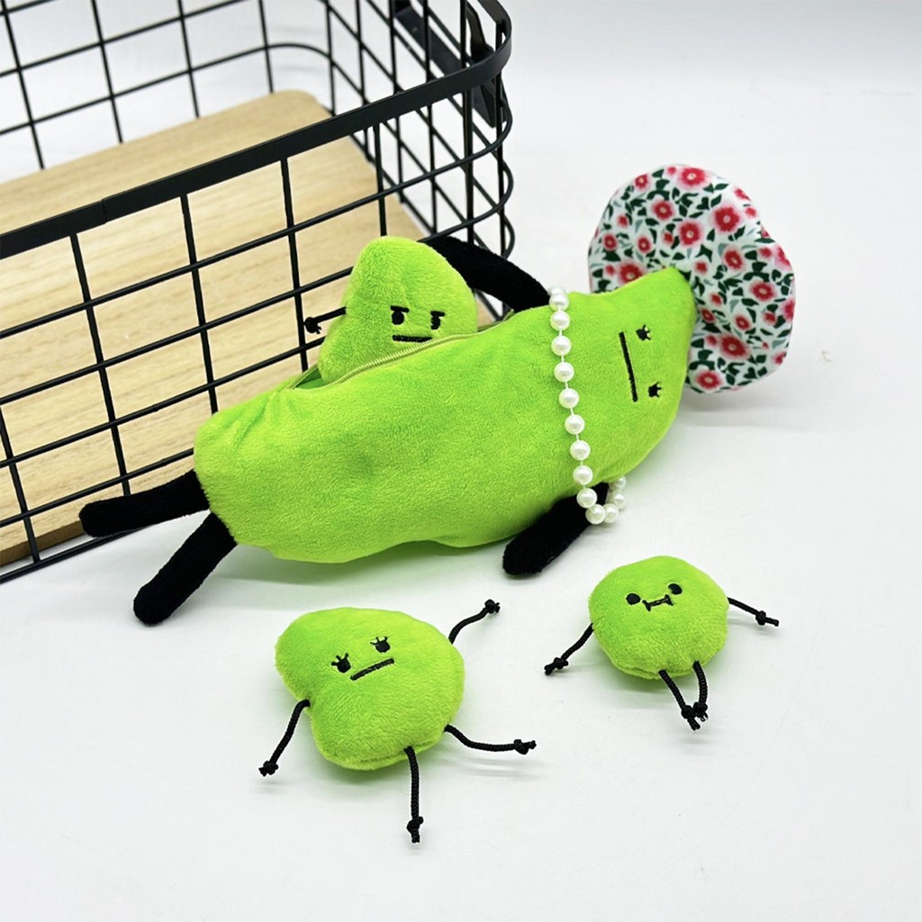 Secret Staycation Mrs Edamame Family Plush Toy Game Peripherals Doll 12 ...