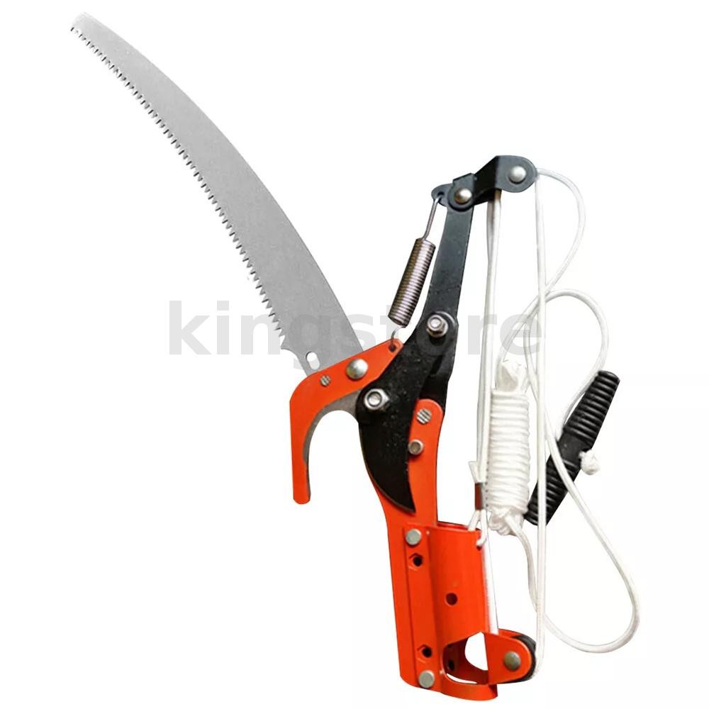 2-in-1 Hand-operated Pruning Saw and High Branch Cutter SK5 Alloy Steel ...