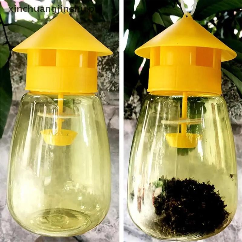 XIN Fruit Fly Trap Killer Yellow Plastic Drosophila Trap Anti Fly Fruit ...