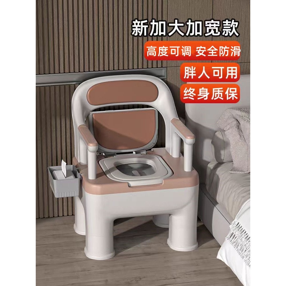 Elderly Toilet Seat Home Use Portable Commode for Disabled Seniors ...