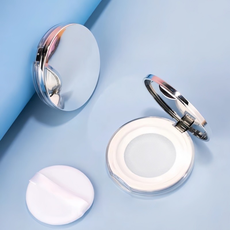 Ultra-thin Plastic Powder Box Loose Pot Travel Makeup Sifter Container ...