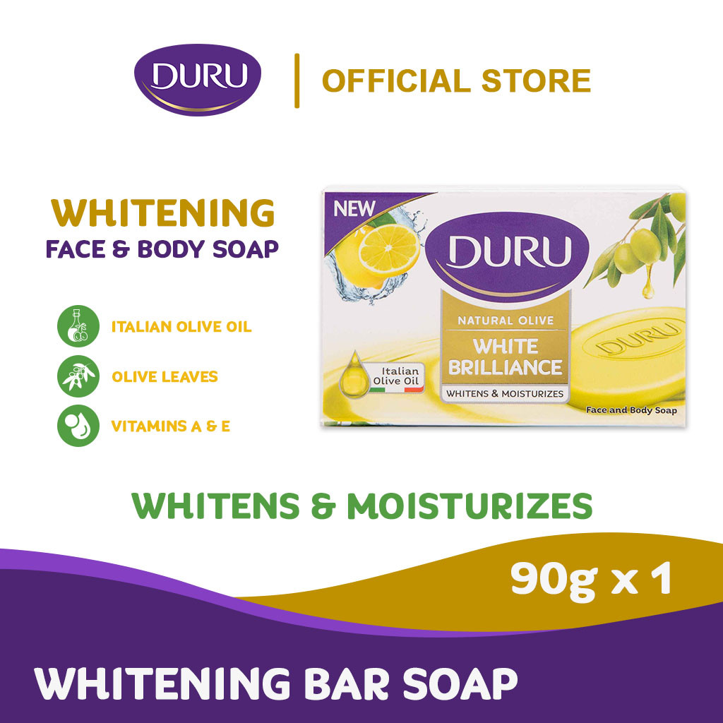 DURU Brilliance Whitening beauty Soap 90g | Shopee Philippines