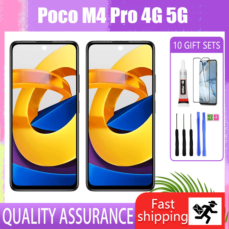 Original Poco M4 Pro 4G 5G LCD Display Touch Screen With Frame ...