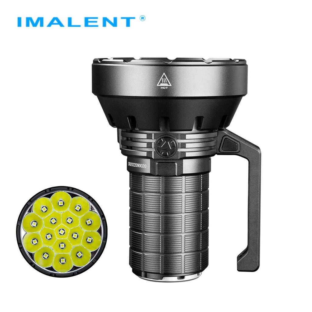 IMALENT SR16 Super Bright Spotlight Rechargeable Flashlight 55000 ...