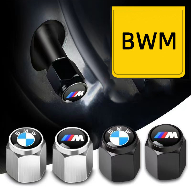 BMW Valve Metal Tyres Tire Valve Caps Anti-theft Air Dust Stems Caps ...