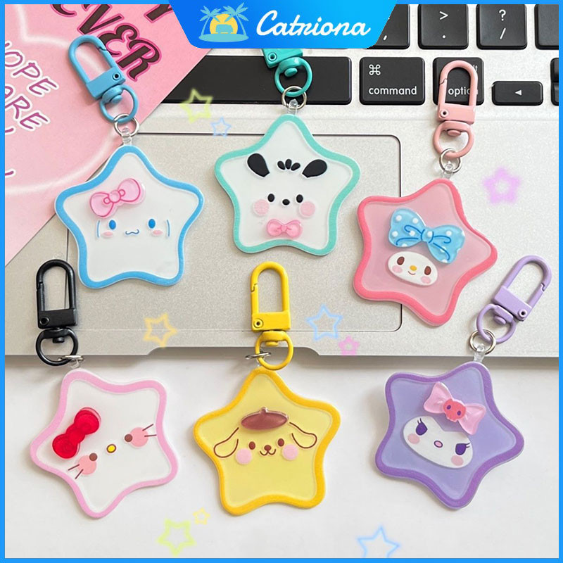 Japan Cute Sanrio Cartoon Keychain Kuromi Cinnamoroll My Melody ...