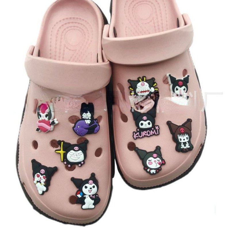 Cute Sanrio Jibbitz Charms for Crocs Anime Kuromi Jibits Charm Pin My ...