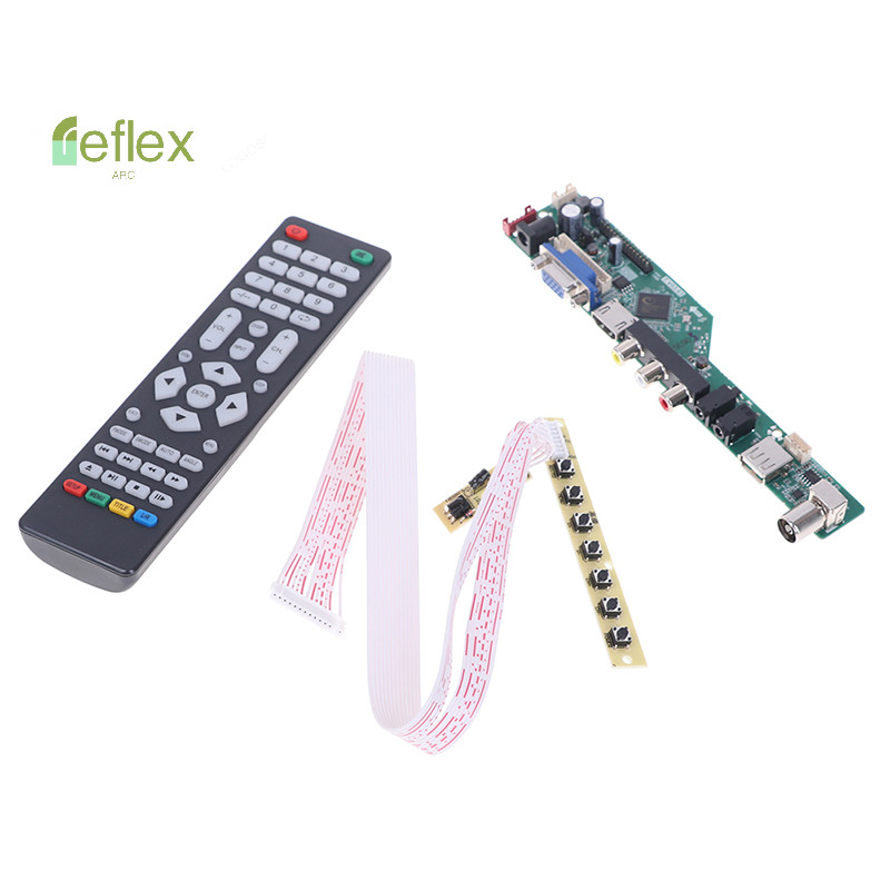 Reflex Arc T.V53.03 Universal LCD TV Controller Driver Board V53 ana TV ...