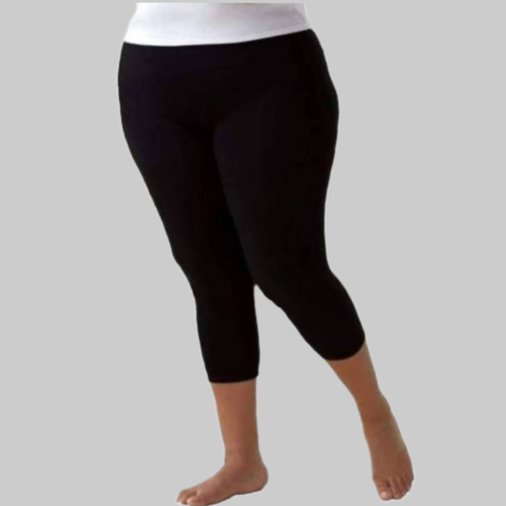 MEMC Plus size Tokong Leggings Stretchable Makapal tela(freesize fit up ...