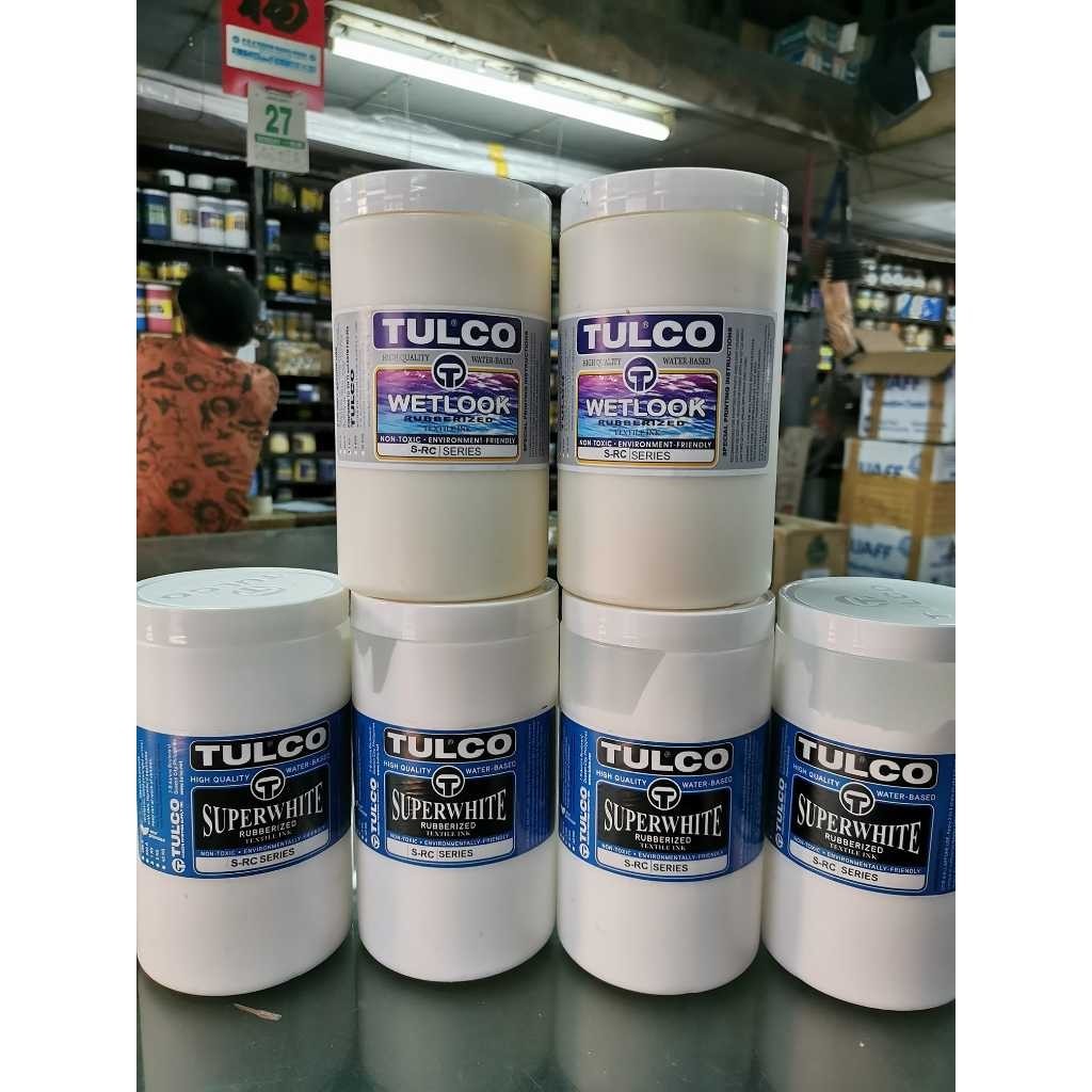 [1 KILO] Tulco Super White RKC Textile Water Base Paint Fabric Silk ...