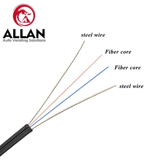 ♞Allan Fiber Cable 1 Core 1KM FFTH Outdoor Single Core Optic Cable 1km ...