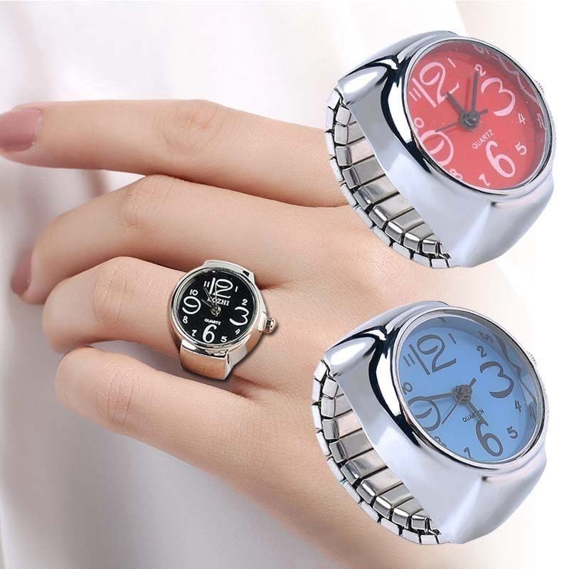 Ring Watch Ring Watch Ring Watch You Can See Time Ring Watch Ring Pair ...