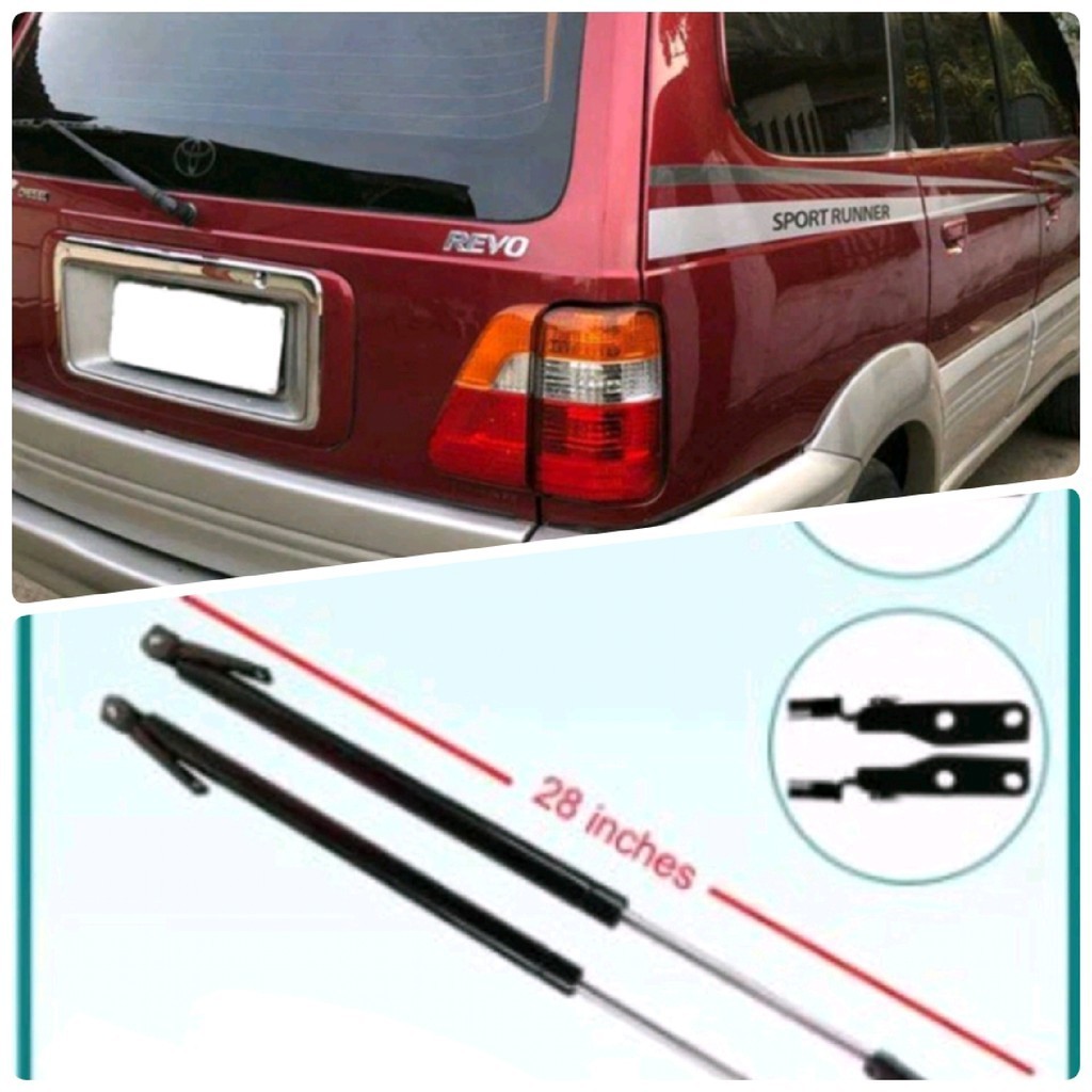 Back Door Stay Shock Gas Strut Lift Support Toyota Revo 1997 - 2007 500 ...