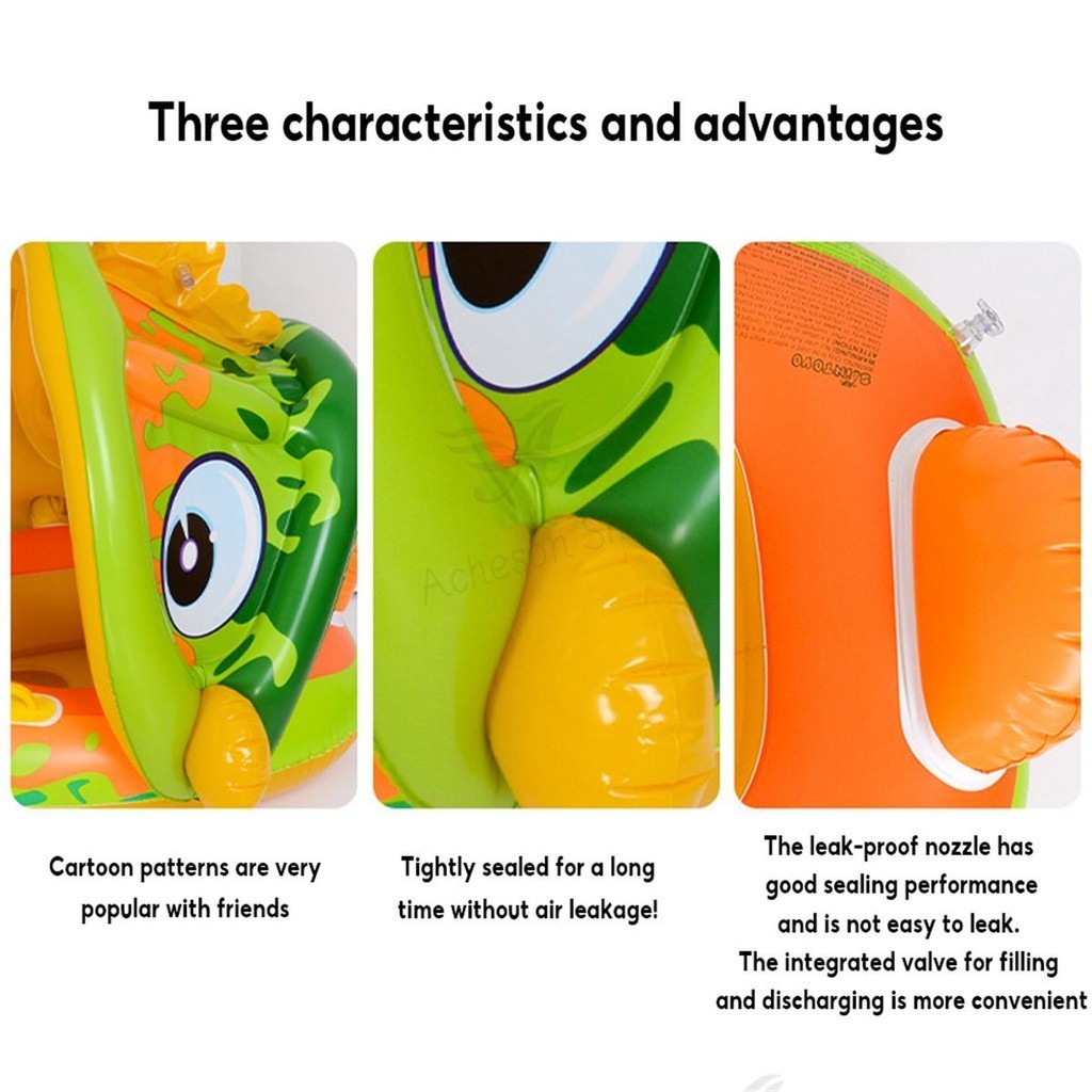 unicorn With sunshade Floater for Kids Floaters for baby Inflatable ...