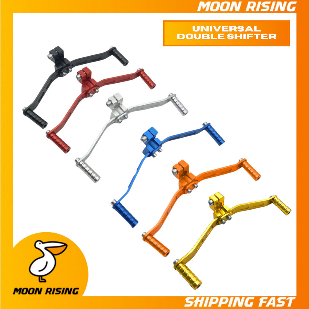 MOTORCYCLE PARTS UNIVERSAL DOUBLE SHIFTER FOR MOTORCYCLE [MOONRISING ...