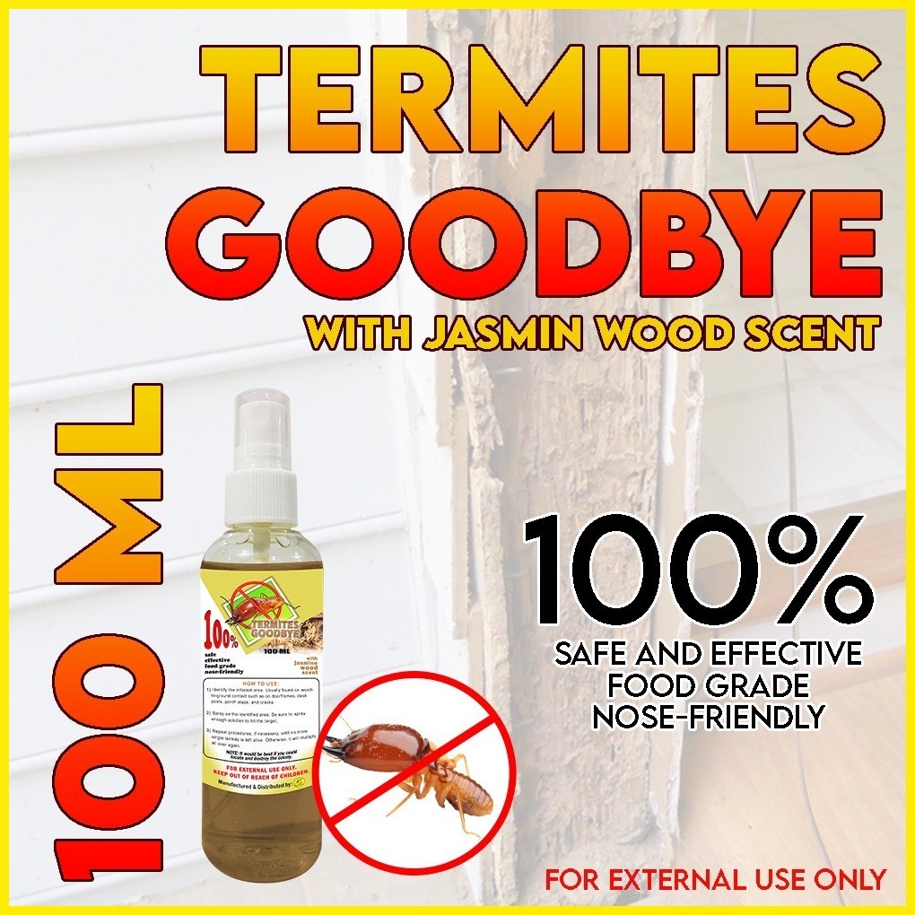 Termites Goodbye Spray 100ml ( Set of 2 ) Natural Termites Killer ...
