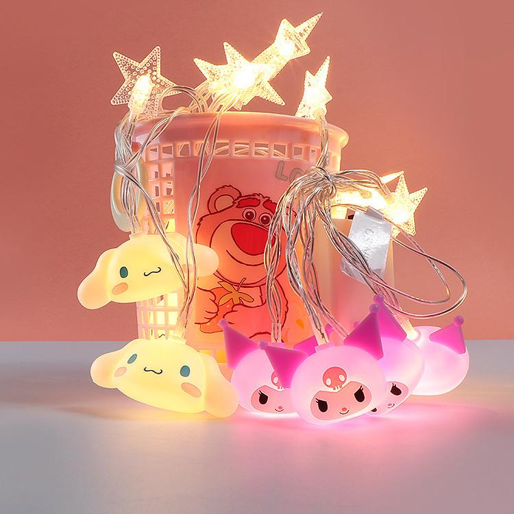 Sanrio MINISO Night Light String Mini Sleep Light Desk Lamp Decoration ...