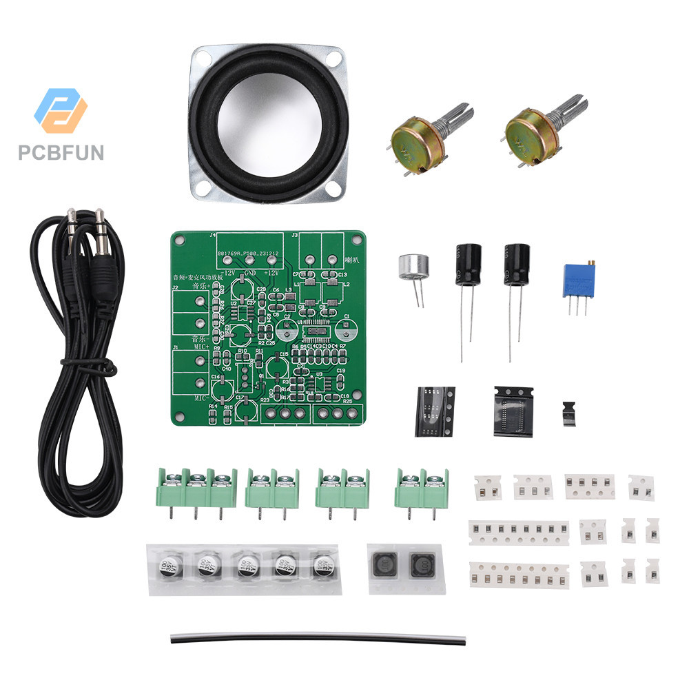 Pcbfun NE5532 Audio Microphone Amplifier Board TPA3110D2 Preamplifier ...