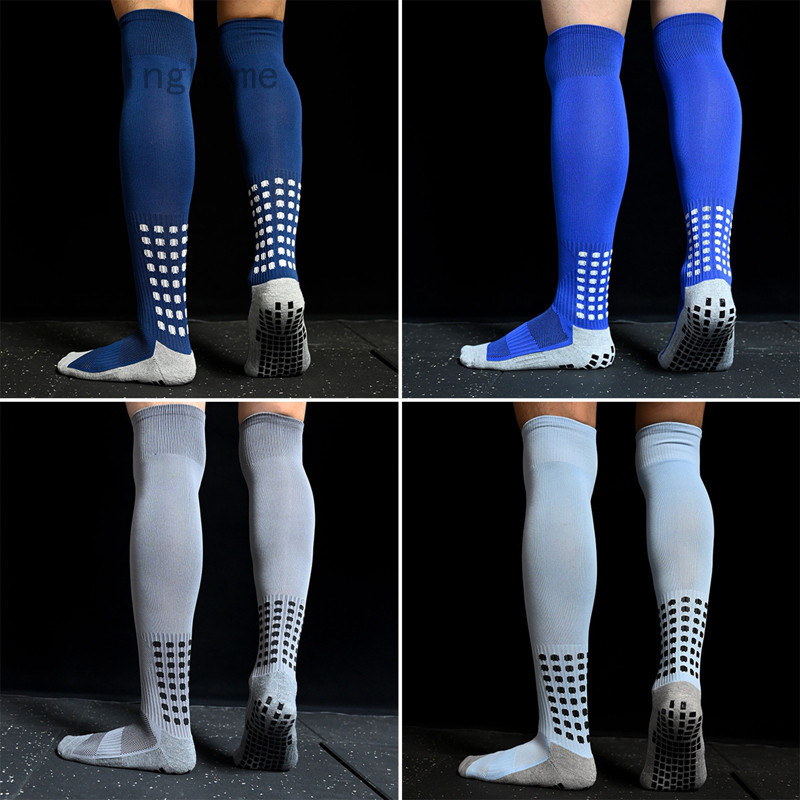 LR Men's Athletic Socks Non-Slip Band Grip Football Basketball Long ...