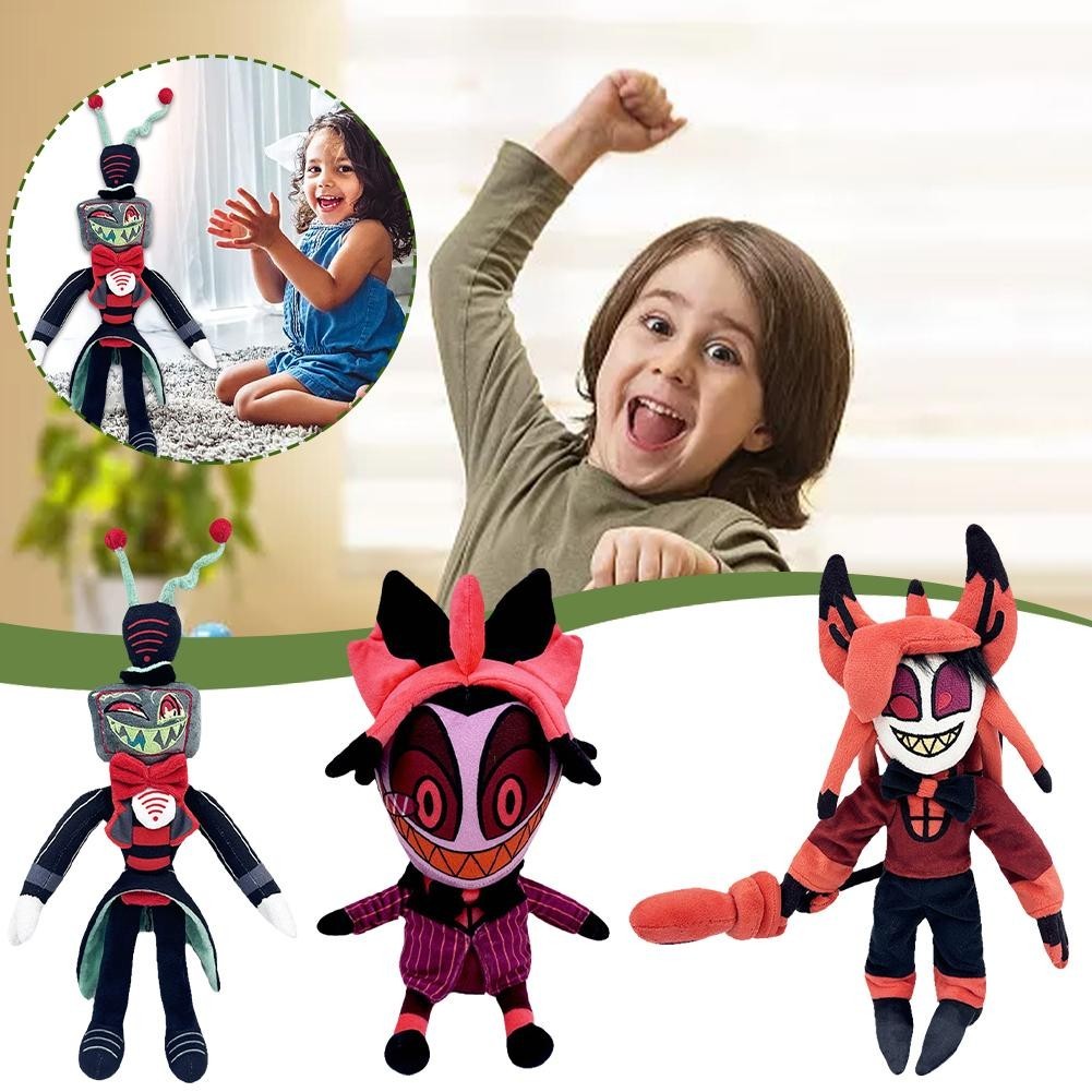 Hazbin Hotel Plush Toy Cute Anime Figure Asmodeus Loona Stolas Loo Loo ...