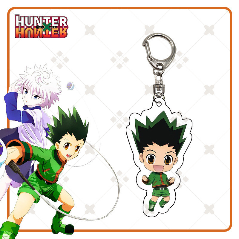 Hunter×Hunter GON FREECSS Cartoon Keychains Killua Zoldyck Pendants ...