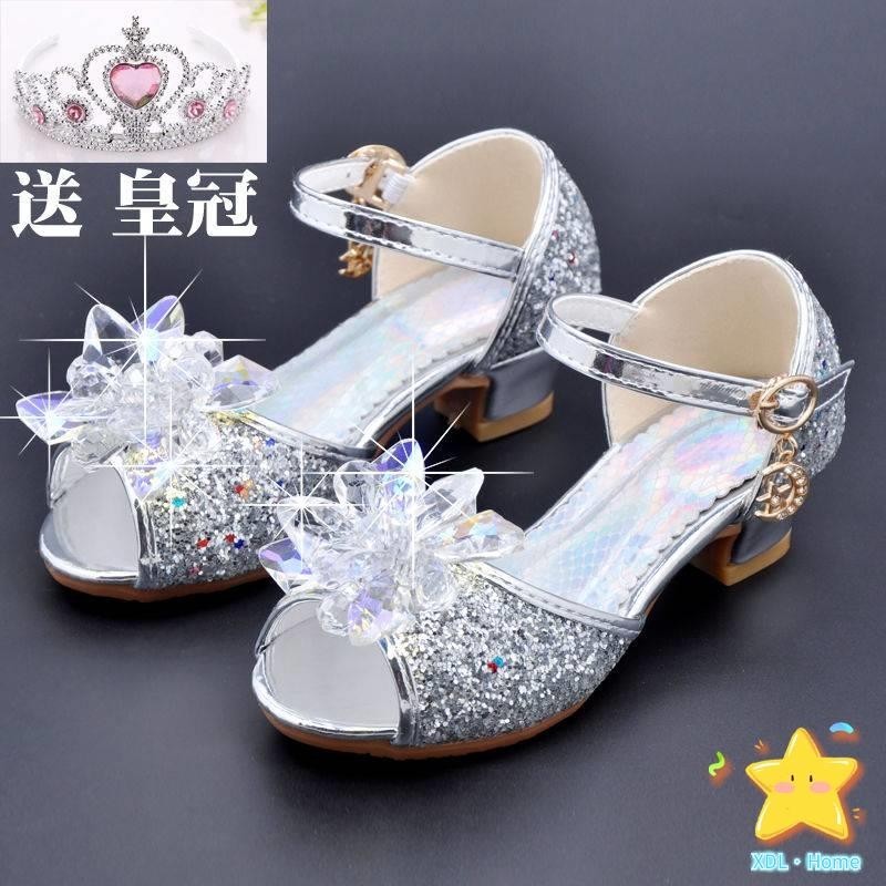 sandals for kids girls heels fashion princess Summer Barbie Girls ...